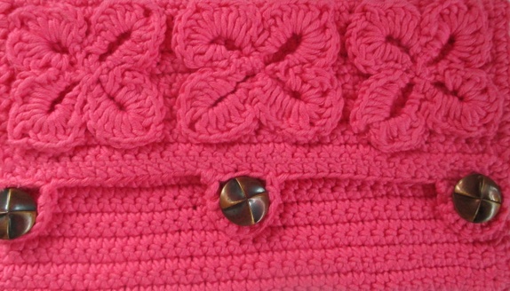 Heklet Clutch/veske. - Epla