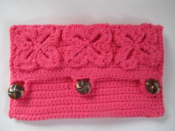 Heklet Clutch/veske. - Epla