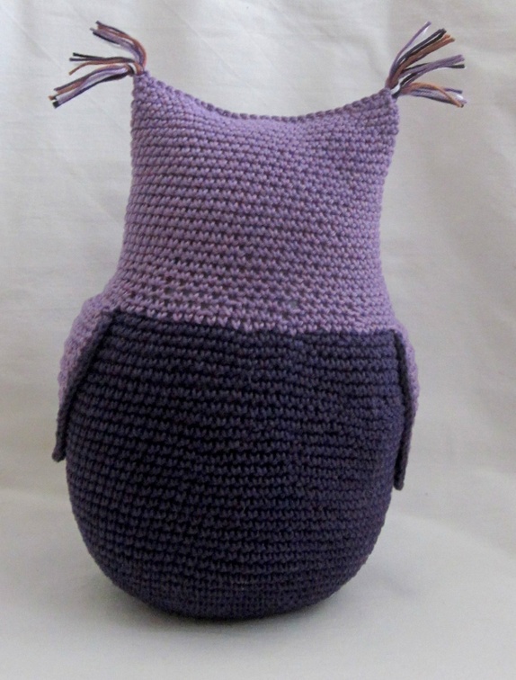 Heklet ugle i lilla. - Epla