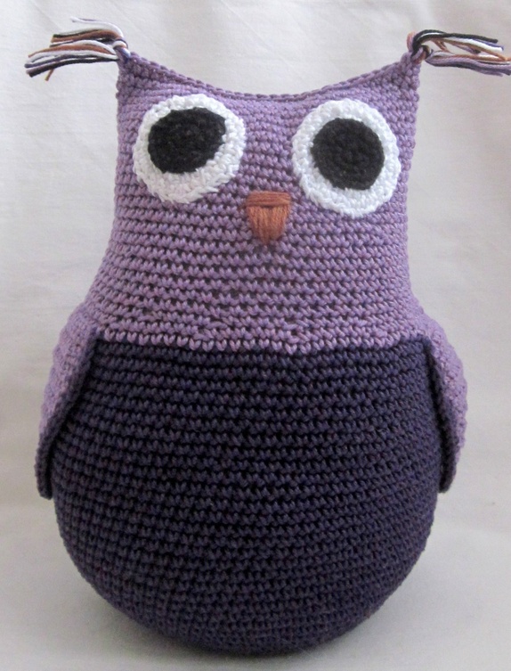 Heklet ugle i lilla. - Epla