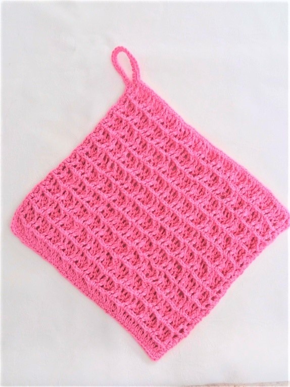 2 stk. Hekla grytekluter, rosa. - Epla