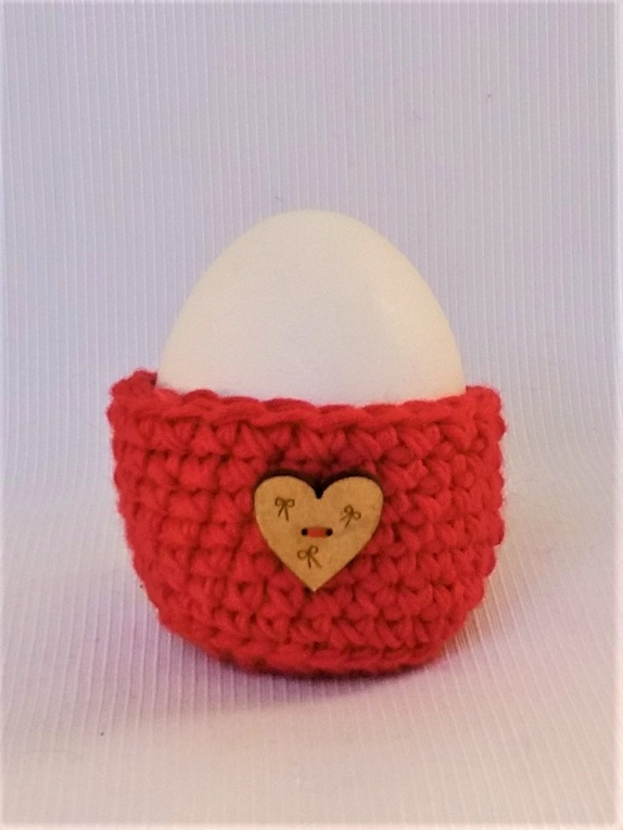 1 Sett m/ 4 hekla eggeglass. - Epla