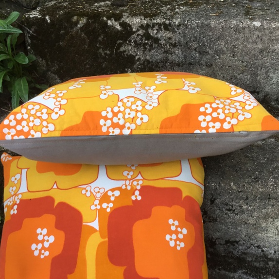 Pyntepute, ekte retro putetrekk, pute - Epla