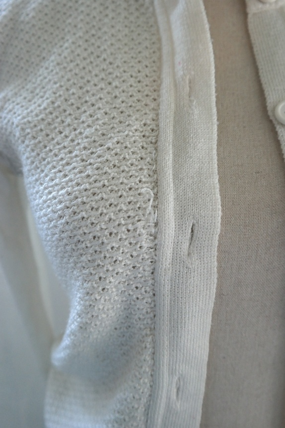 Hvit cardigan - Epla