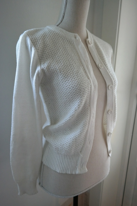 Hvit cardigan - Epla