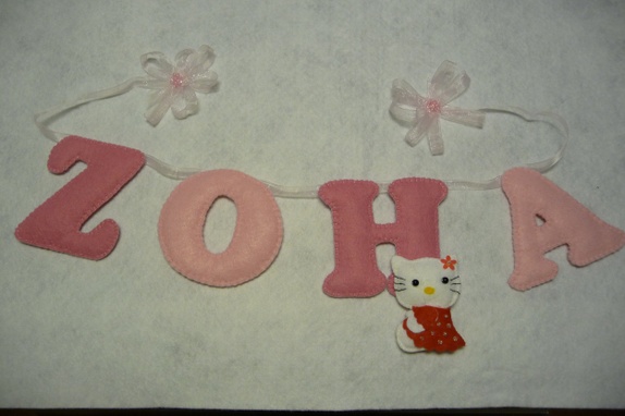 Håndlagde bokstaver i ullfilt – personlig pynt til barnerommet - Epla