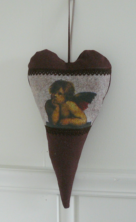 Hjerte med engel - Epla