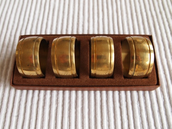 Serviett-ringer i messing - Epla