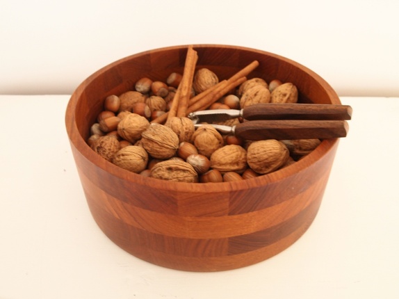 Stor teak-bolle fra Kjeni- dansk kvalitetsdesign - Epla