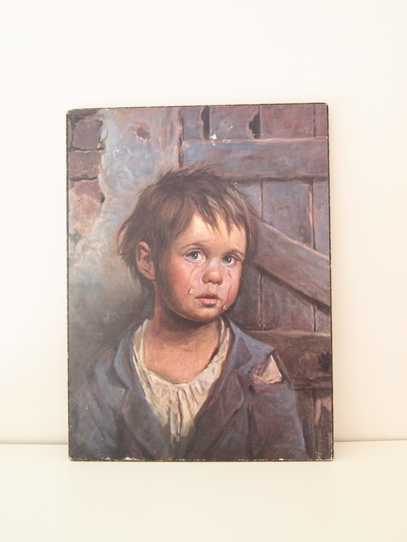 Stort vintage bilde - Epla