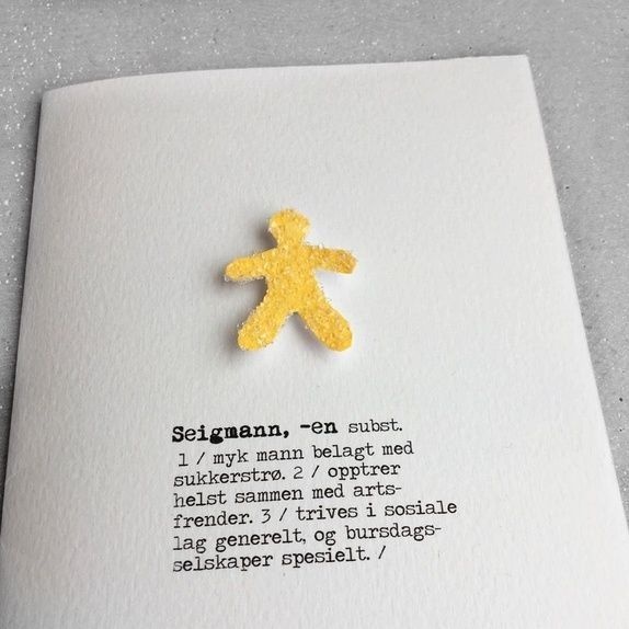 Seigmann - bursdagskort - Epla