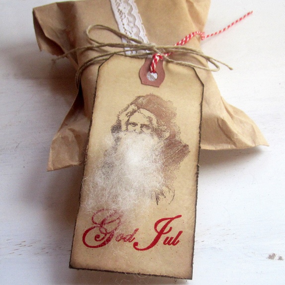 Nisse med ullskjegg - 5 store gavelapper - Epla