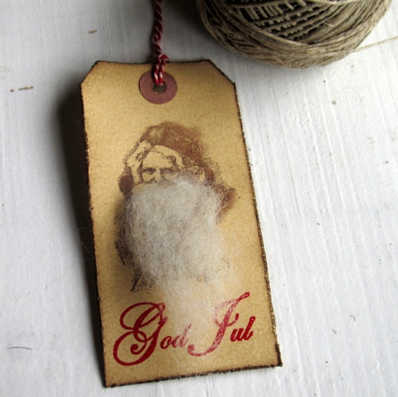 Nisse med ullskjegg - 5 store gavelapper - Epla