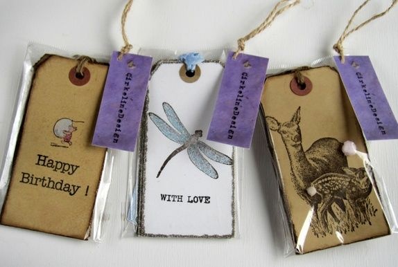 Vintage birthday - 3 store gavelapper - Epla