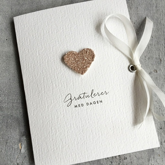 Hjerte - bursdagskort - Epla