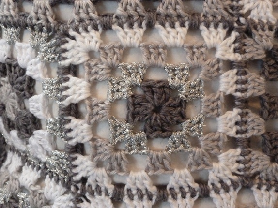 Heklet pute 50x50 - Epla