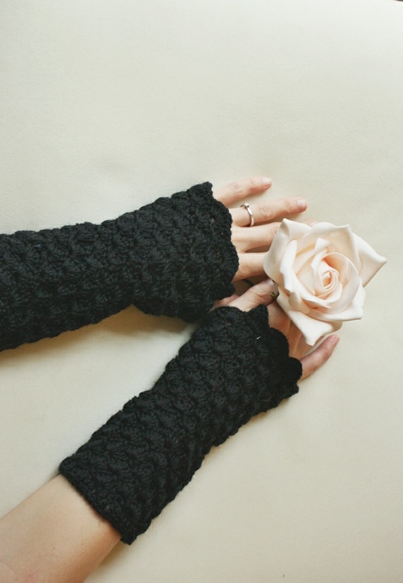 Svarte pulsvanter - Epla