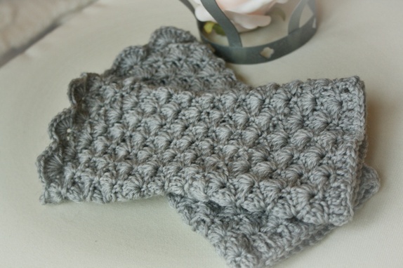 Lys grå pulsvanter - Epla