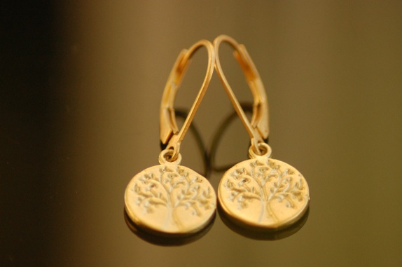 Øredobber *livets tre* - Epla