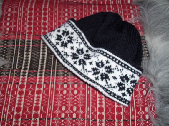 Lue, dame/herre, i selbumønster. - Epla