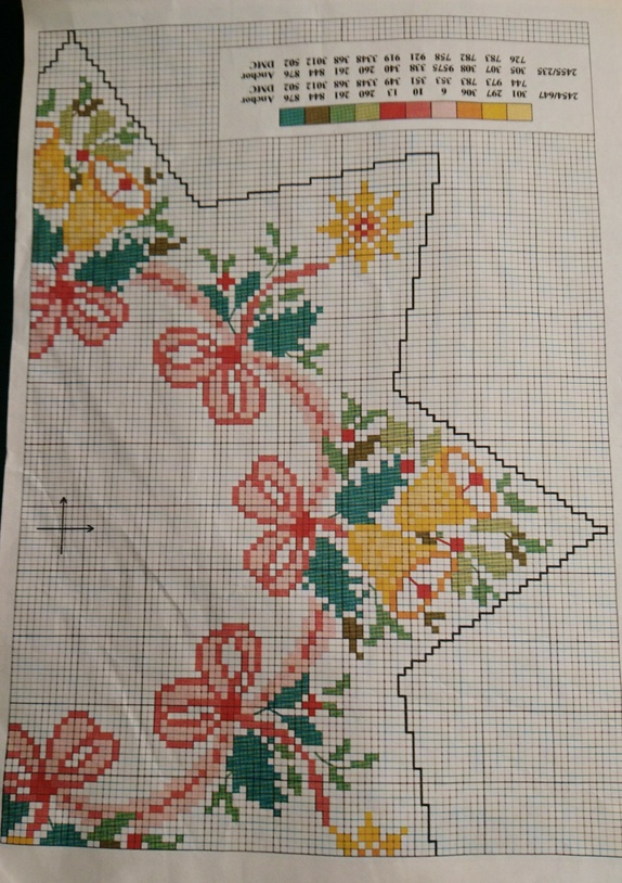 Duk til brodering 80*80 - Epla