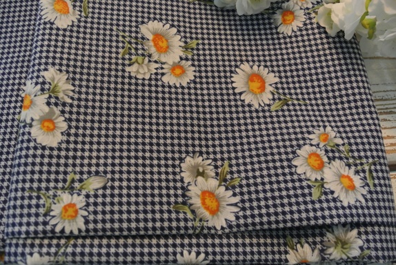 Retro gardiner med kappe og bånd 2 stk - Epla