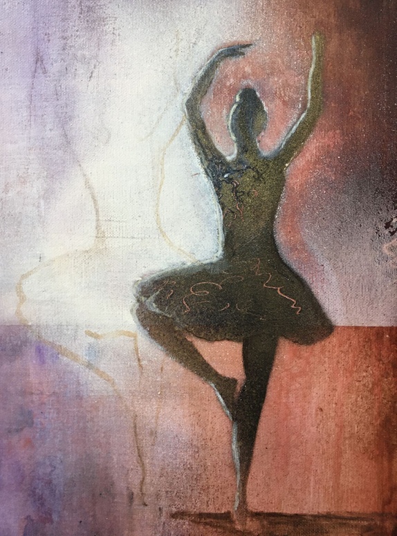 «Dusty rose» - maleri - Epla