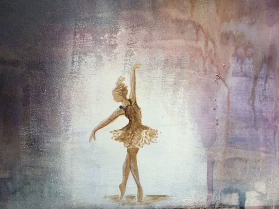 «Dusty rose» - maleri - Epla