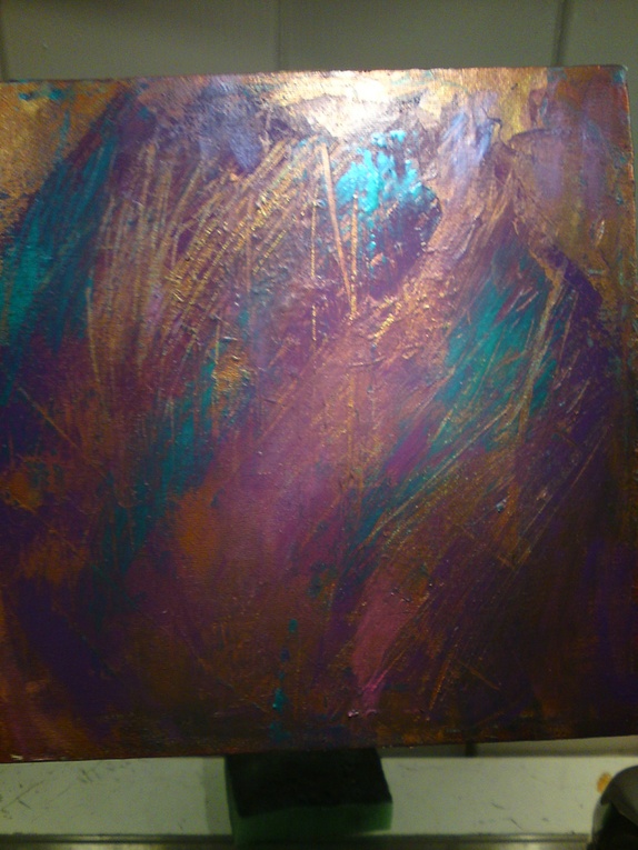 Ny pris igjen!! Orginalt akryl maleri "Endring" - Epla