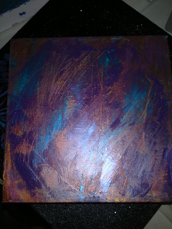 Ny pris igjen!! Orginalt akryl maleri "Endring" - Epla