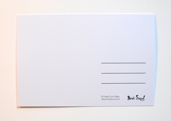 50% JANUARSALG! Postkort med rev i skog - Epla