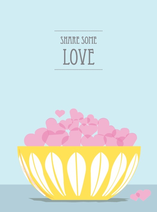 A3 plakat - "Share some love" - Epla