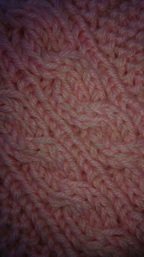 Rosa lue og hals. - Epla