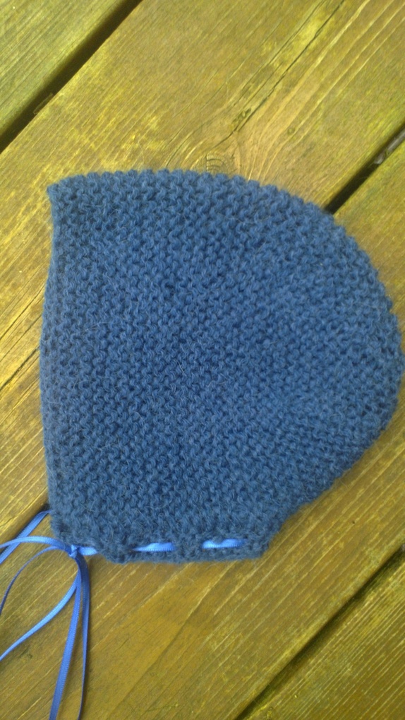 Myk babylue i alpakkagarn. - Epla