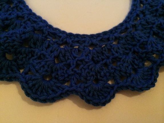 Hekla blå krage. - Epla