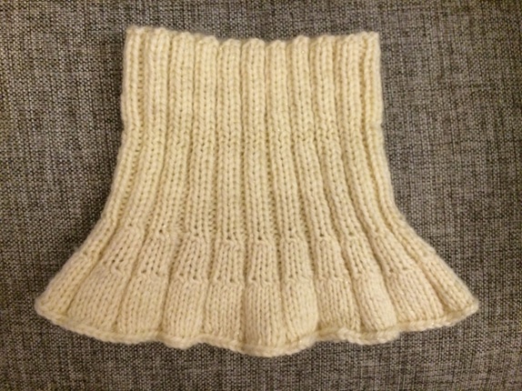 Naturhvit hals. - Epla