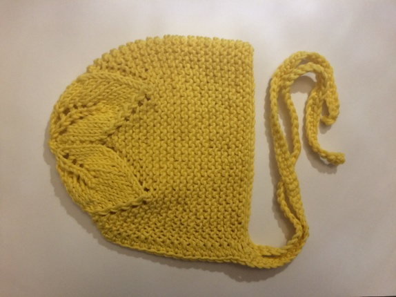 Babylue med bladmønster. - Epla