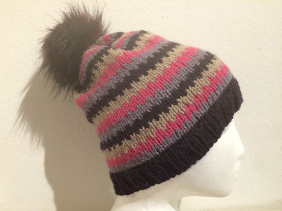 Lue med pelsdusk. - Epla