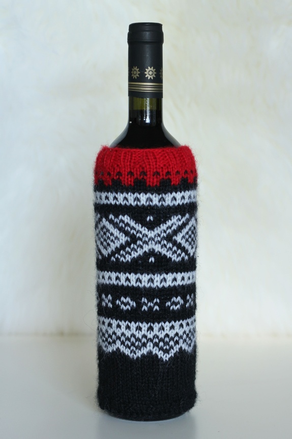 Trekk til vinflaske - Epla