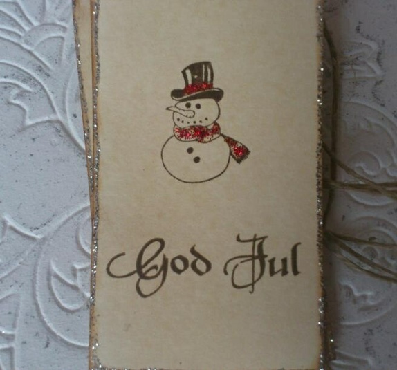 Gavelapper, snømann med flosshatt! - Epla