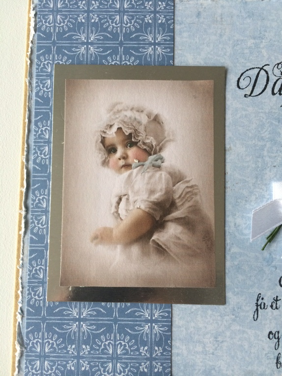 Dåpskort til gutt. - Epla