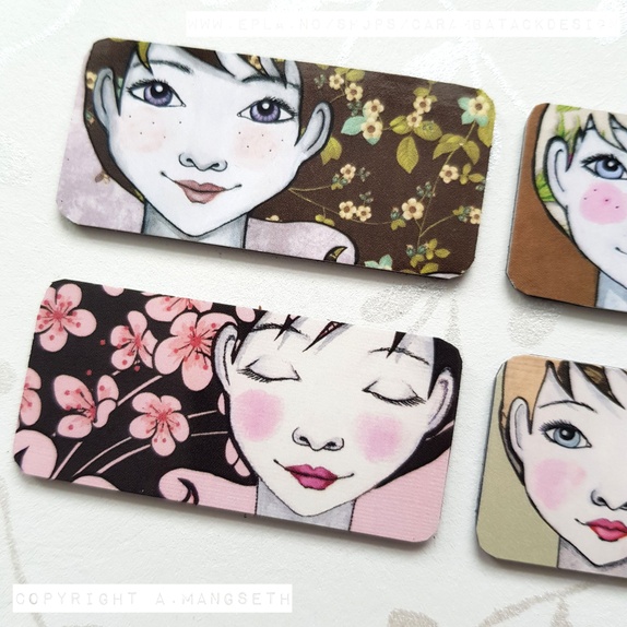 Magnet sett - Jenter - Epla