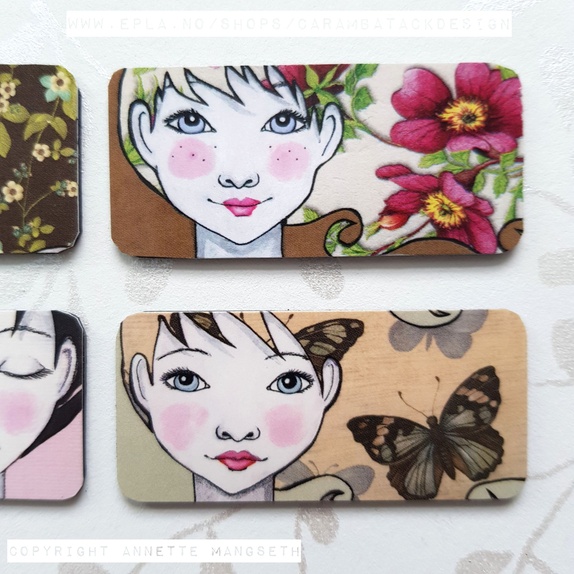 Magnet sett - Jenter - Epla