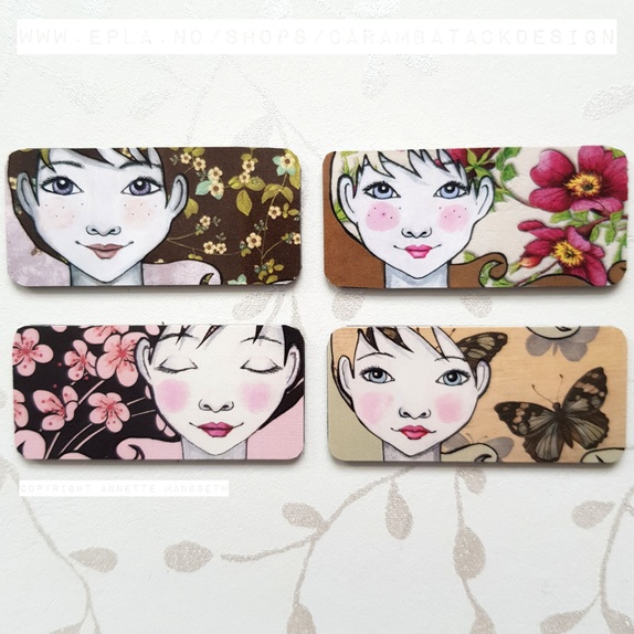 Magnet sett - Jenter - Epla