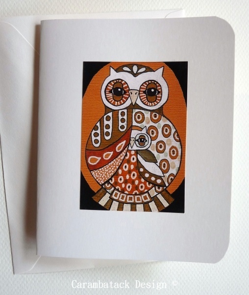 kort med ugler - Epla