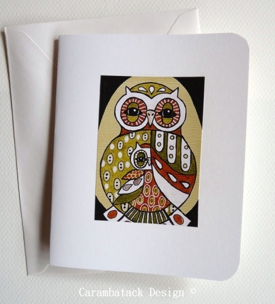 kort med ugler - Epla