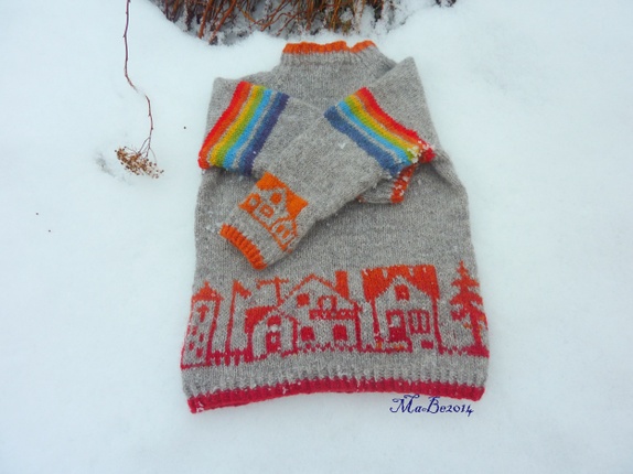 SALG "Under regnbuen " genser - Epla