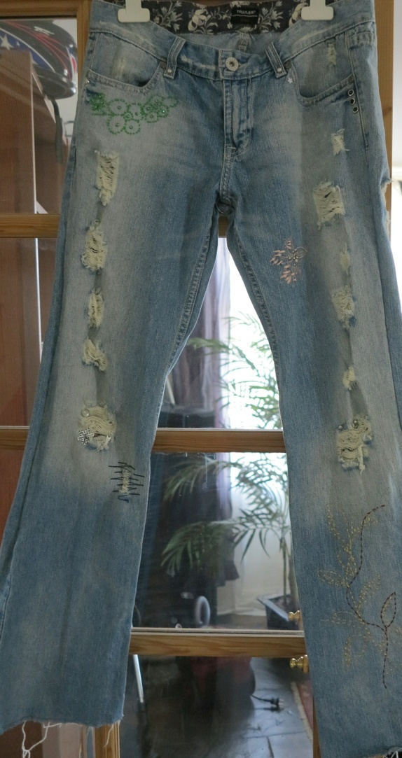 Slitte rocka jeans str M - Epla