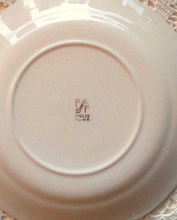 Vintage Figgjo asjett - Epla