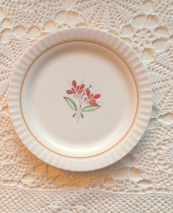 Vintage Figgjo asjett - Epla